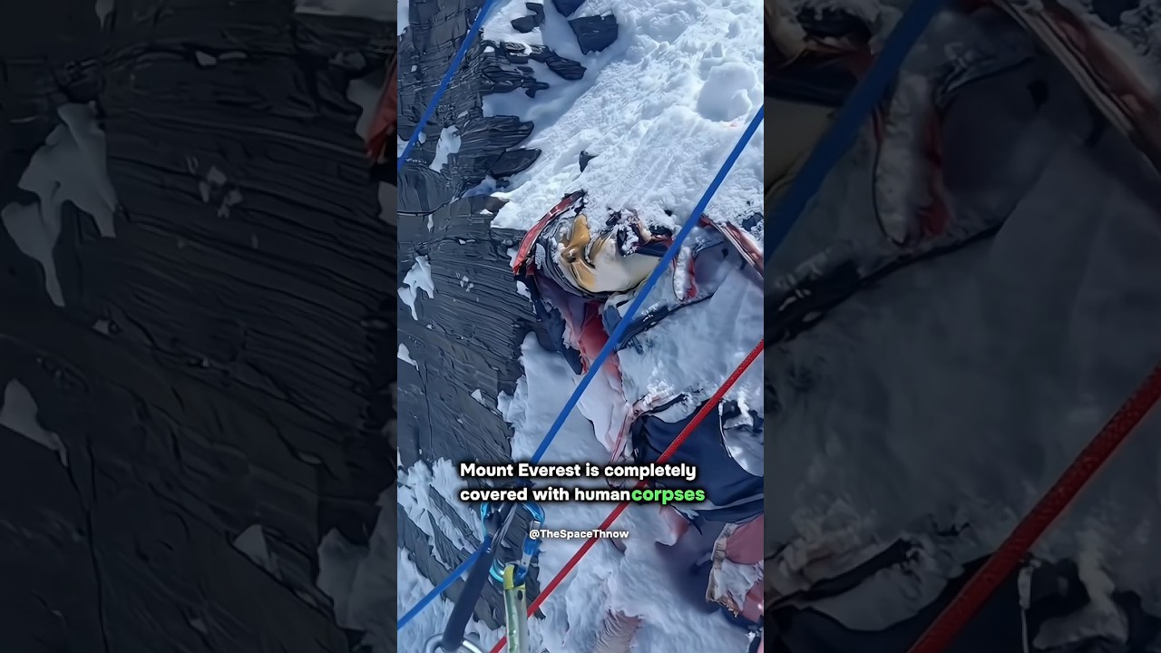 Mount Everest is Completely Covered with Human Corpses #science # ...