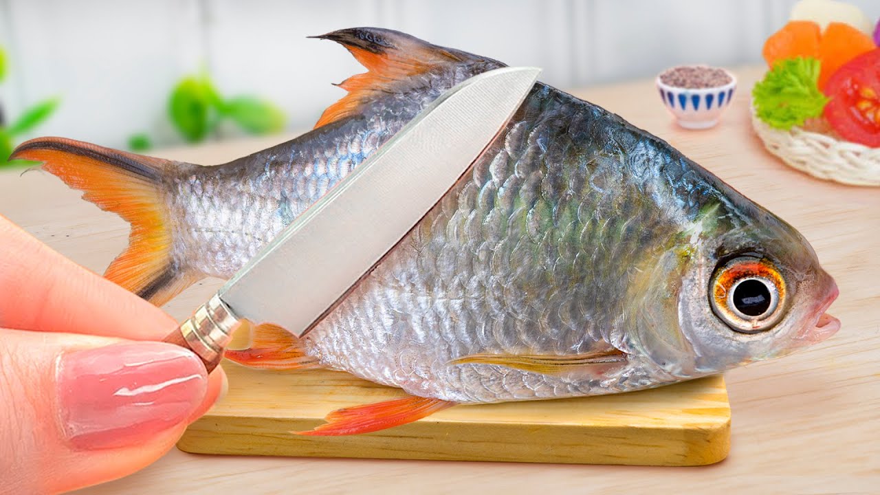 So Delicious Sweet and Sour Fish Thai Style Recipe 🐟 Homemade Miniature ...